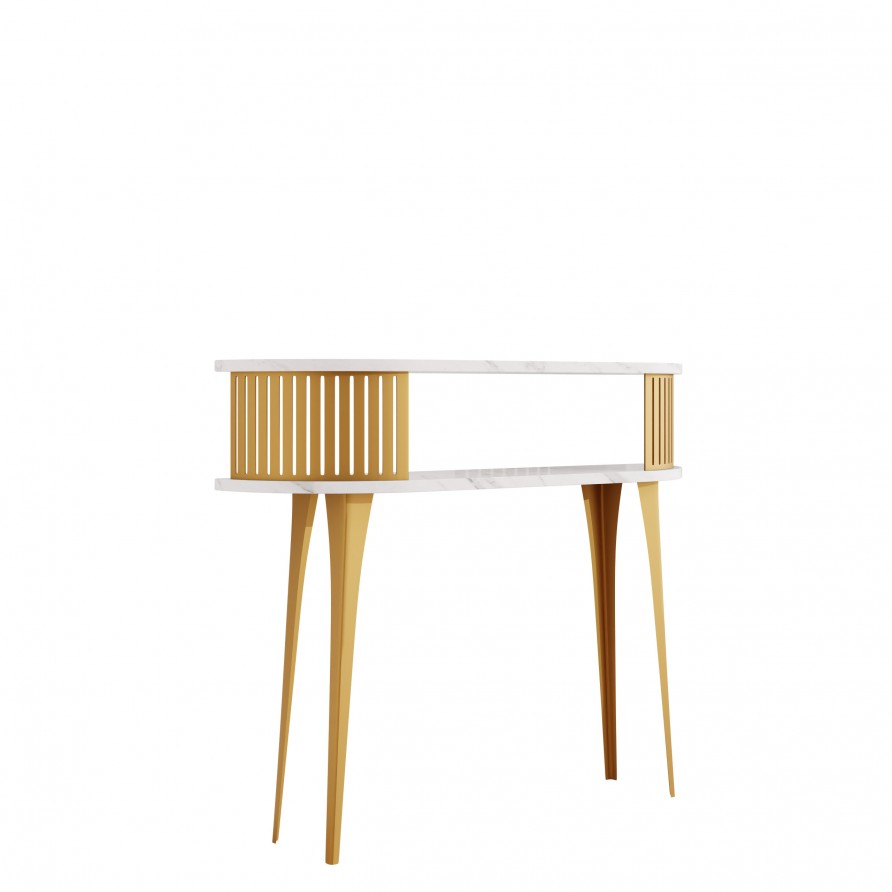 Konsolentisch oval Mozimo Gold Lieferung 0