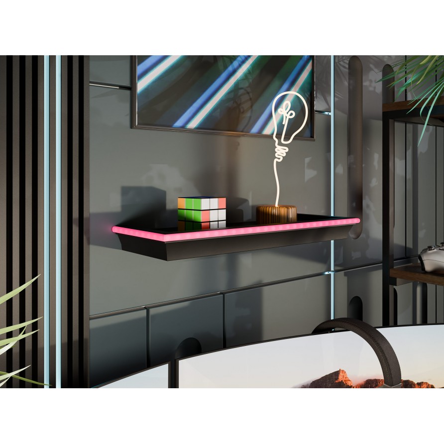 Wandregal Anolis mit LED-Beleuchtung » Lieferung 0 € | Günstig online ...