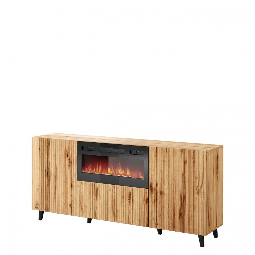 Sideboard Tilderi 180 mit Kamin | Lieferung KOSTENLOS!