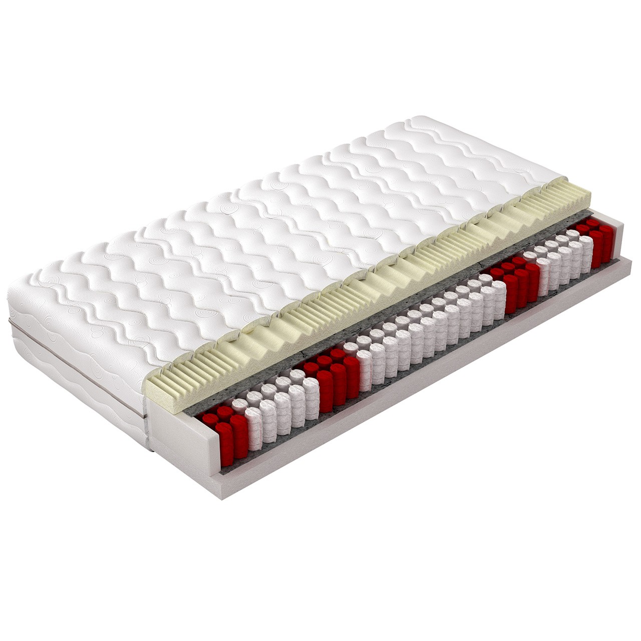 Taschenfederkernmatratze Baven ⇒ Versand 0